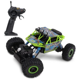 nkok realtree: 1:16 scale rc: rock crawler - edge camo green - 2.4 ghz radio control #81611, competition series, real time 4x4, officially licensed, ages 6+