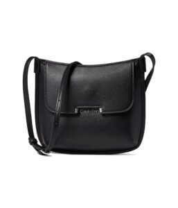 calvin klein danica crossbody black/silver one size