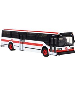 mci classic transit bus ttc toronto 24 to steeles vintage bus & motorcoach collection 1/87 diecast model by iconic replicas 87-0392