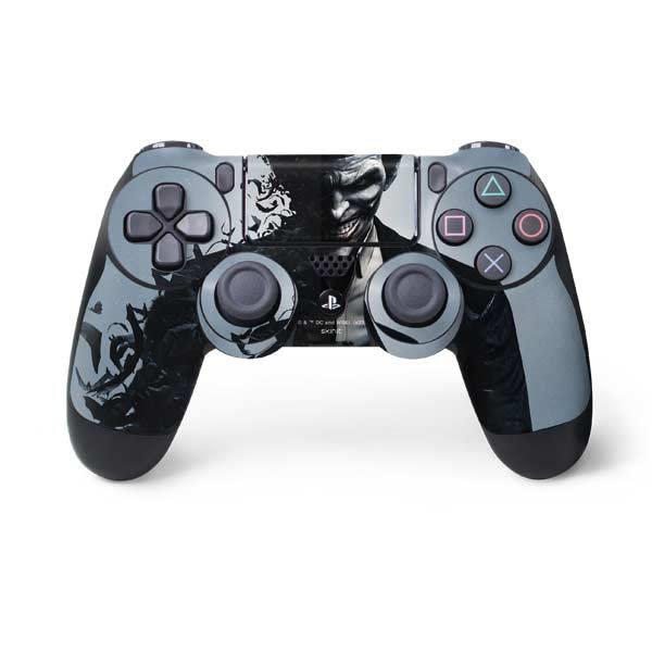 Skinit Decal Gaming Skin Compatible with PS4 Controller - Officially Licensed Warner Bros Joker Arkham Design