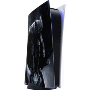 skinit decal gaming skin compatible with ps5 digital edition console - officially licensed warner bros batman smoke design