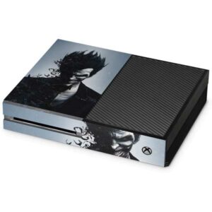 skinit decal gaming skin compatible with xbox one console - officially licensed warner bros joker arkham design