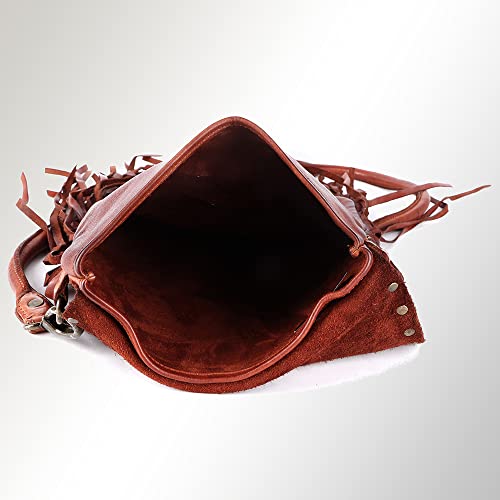 Spaghetti Western Full Grain Leather Crossbody Bag -SWC150CG | Crossbody Bag | Full Grain Leather Bag | Leather Crossbody Bag | Crossbody Bags for Women | Crossbody Purse