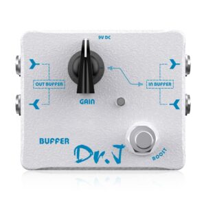 joyo buffer pedal effect built-in double buffer groups and boost for electric guitar bypass high-end edition dr.j series (d57)