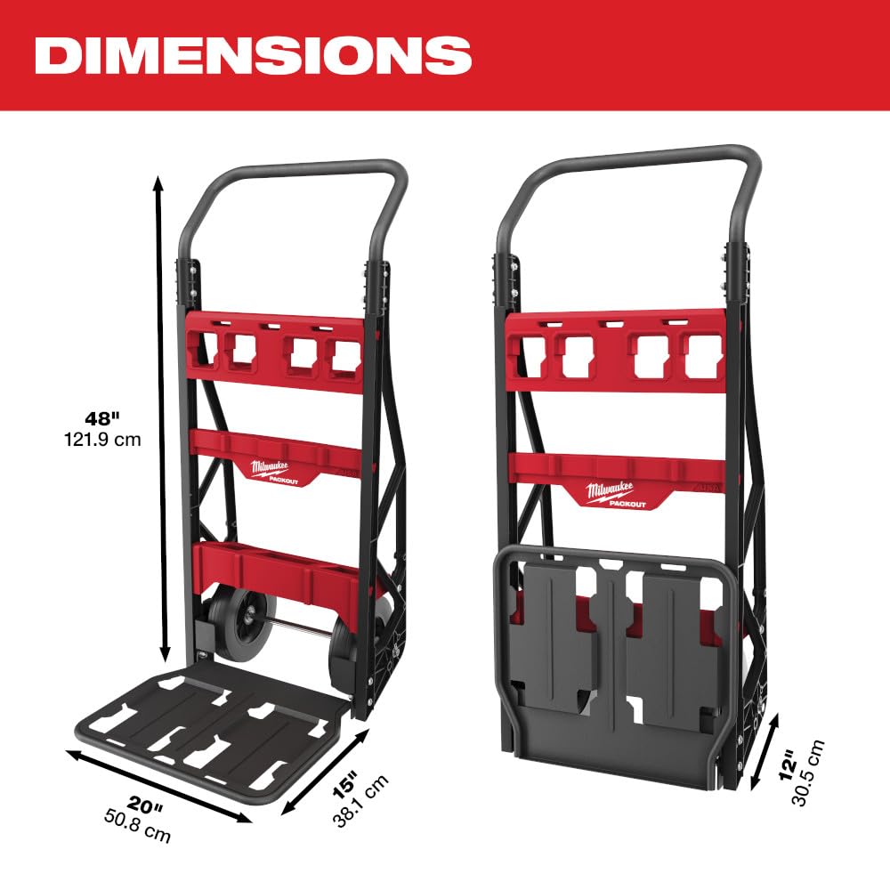 Milwaukee 48-22-8415 PACKOUT 2-Wheel Hand Truck Cart