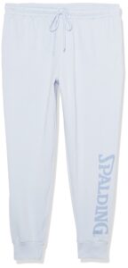 spalding plus size women's banded jogger, heather, x-large