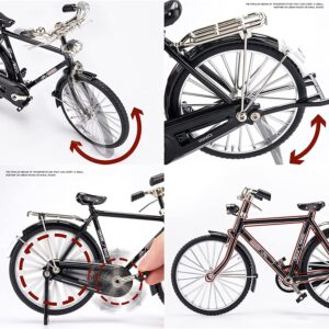 YTCPMHEA DIY Retro Bicycle Model, Metal Alloy, 51 Accessories, Unisex, Non-Riding Toy Vehicle, 11 x 7 x 5.5 in