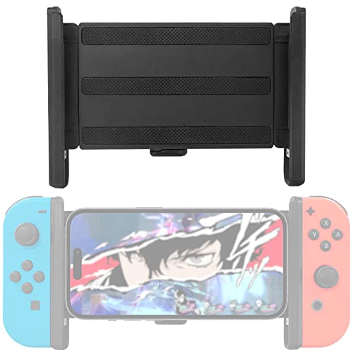 Switch Joycon Controller Holder Compatible with iPhone/iPhone Pro Max, Joy Con Game Controller for Each Size iPhone, Gaming Controller holder kit, Need Upgrade to IOS16 or Above.