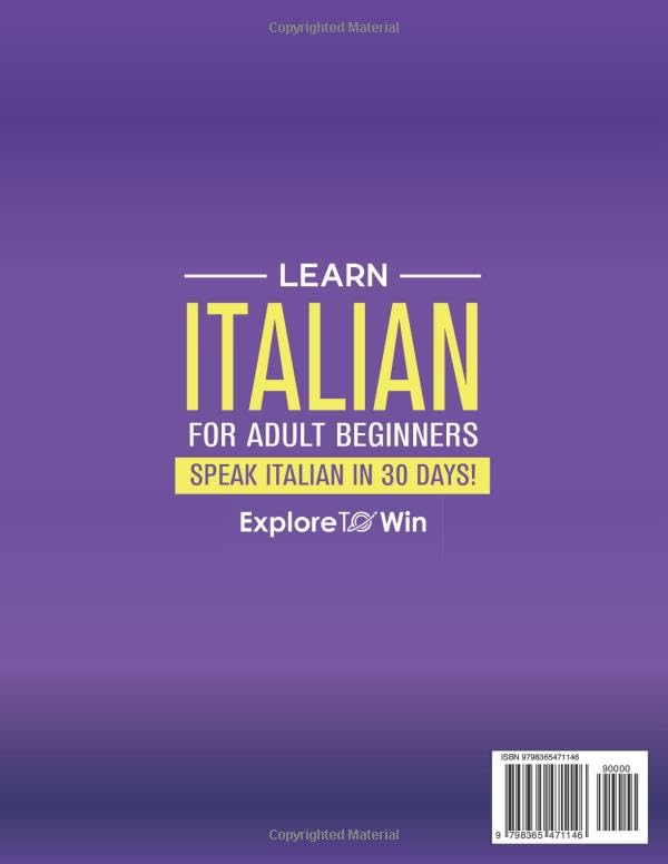 Learn Italian For Adult Beginners: 3 Books in 1: Speak Italian In 30 Days!