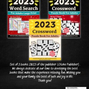 2023 word search for adults large print (Activity Book for Adults): 100+ Themes Puzzles Large Font, Anti eye strain, relaxation for Adults, Seniors & Teens (wordsearch books for adults)