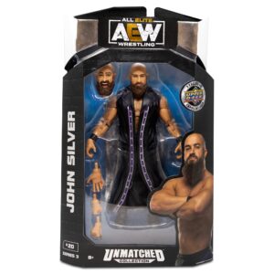 ringside john silver - aew unmatched series 3 toy wrestling action figure