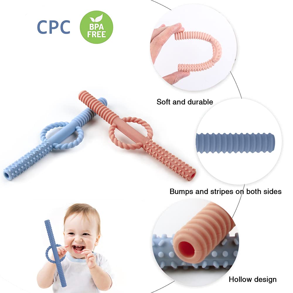 Baby Remote Teething Toys for 3-6 Months, Silicone Remote Teether for Baby, Chew Remote Control Toys 6-12 Months, BPA Free