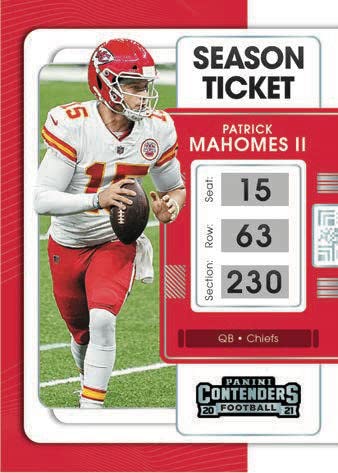 2021 Panini Contenders Football Cello Fat Pack