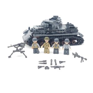 General Jim's German Panzer IV Military Iron Empire WW2 Tank Building Blocks Bricks Set