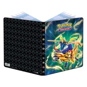 Ultra PRO - Pokémon Sword & Shield 9-Pocket Portfolio Crowned Sword Zacian & Crowned Shield Zamazenta, Protect & Store up to 360 Standard Size Collectible Pokémon Trading Cards, Collectible Cards