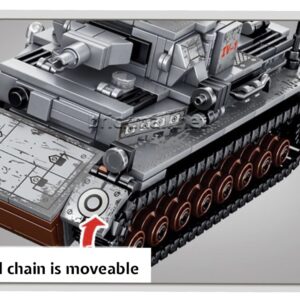 General Jim's German Panzer IV Military Iron Empire WW2 Tank Building Blocks Bricks Set