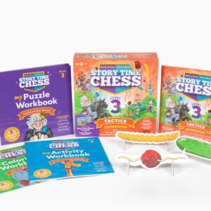 Story Time Chess + 2 Expansions - Strategy and Tactics Expansions - Learning How to Play, Strategy, and Chess Tactics for Kids and Beginners