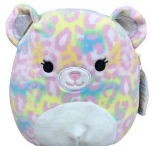 squishmallows rare 10-inch michaela the spotted leopard plush - add michaela to your squad, ultrasoft stuffed animal large plush toy, official kellytoy plush (doxl)