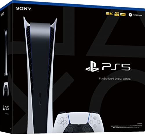 Sony Playstation 5 Digital Edition PS5 Console. (.Disc ^Free)