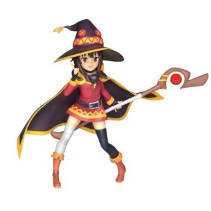 qaheart anime megumin/aqua action figure model statue collectibles toy desktop ornaments (20cm, megumin-c)