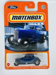 matchbox 2022-1932 ford coupe model b - blue - 66/100