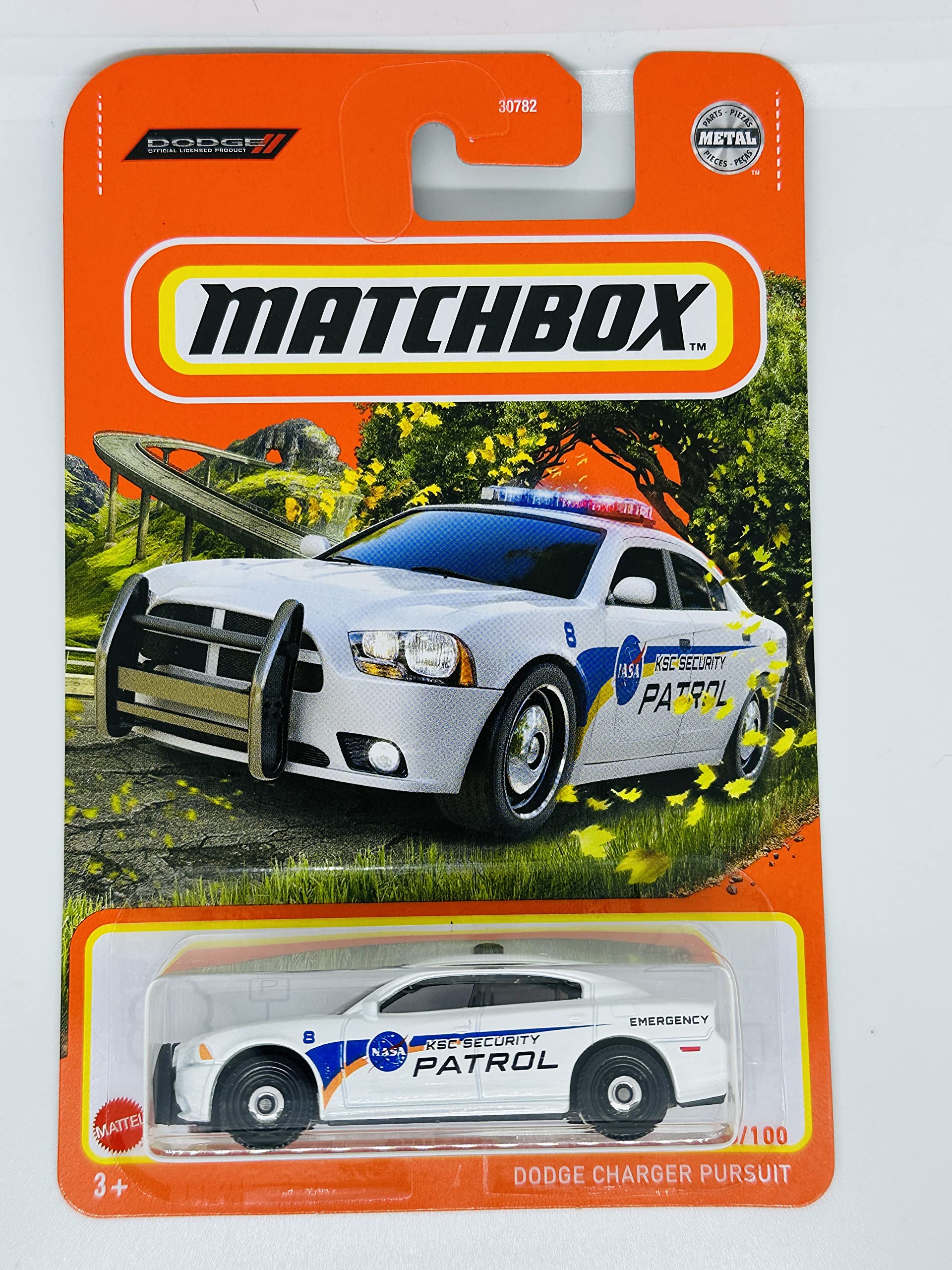 Matchbox 2022 - Dodge Charger Pursuit - NASA - Kennedy Space Center Patrol - 86/100