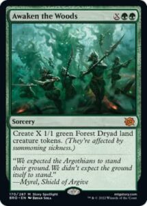 magic: the gathering - awaken the woods (170) - the brothers' war