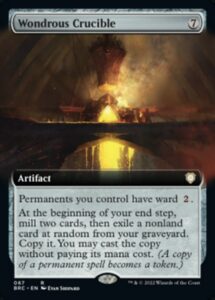 magic: the gathering - wondrous crucible (067) - extended art - the brothers' war commander