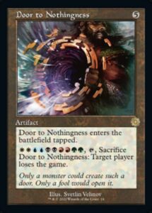 magic: the gathering - door to nothingness (014) - the brothers' war retro artifacts