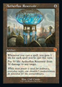 magic: the gathering - aetherflux reservoir (002) - the brothers' war retro artifacts