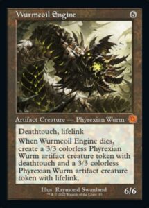 magic: the gathering - wurmcoil engine (063) - the brothers' war retro artifacts