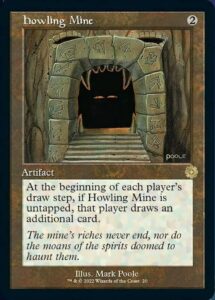 magic: the gathering - howling mine (020) - foil - the brothers' war retro artifacts