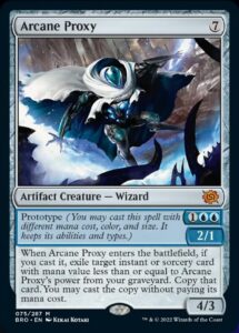 magic: the gathering - arcane proxy (075) - foil - the brothers' war