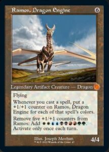 magic: the gathering - ramos, dragon engine (047) - the brothers' war retro artifacts