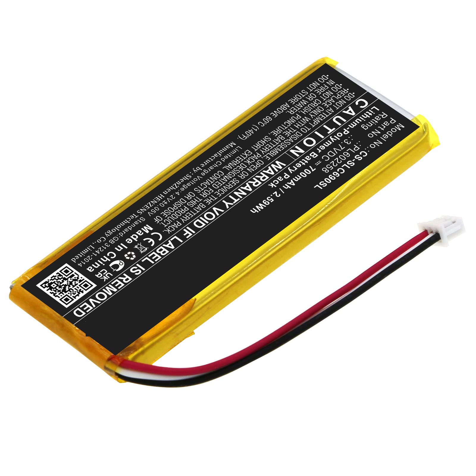 Henhaoro Game Console Battery for SteelSeries Nimbus+ Controller 69070 9076SW 69089 P/N: PL602258