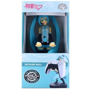 Exquisite Gaming: Hatsune Miku - Original Mobile Phone & Gaming Controller Holder, Device Stand, Cable Guys, Licensed Figure