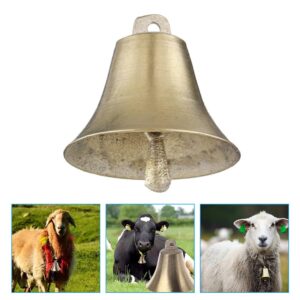 4pcs Sheep Grazing Bell Loud Cattle Bell Farming Accessory Copper Grazing Bell Horse Hanging Bells Bell for Farming Cattle Loud Bell Hanging Grazing Bell Cow and Sheep Bells