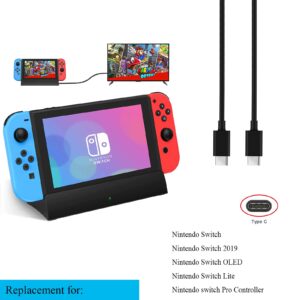 6.5FT Quick Charger for Nintendo Switch PD Power Charger Cable Adapter, Fast Charger Fit for Nintendo Switch/Switch Lite/Switch OLED,with 6.5Ft USB C Cable