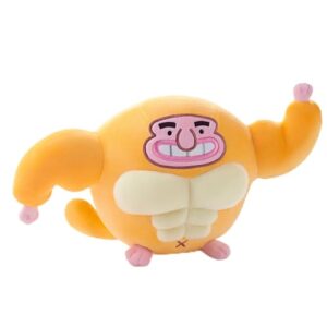 uncute muscle blobs (beefcake monkey) yellow