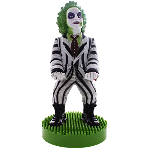 Exquisite Gaming: Warner Bros: Beetlejuice - Original Mobile Phone & Gaming Controller Holder, Device Stand, Cable Guys, Licensed Figure