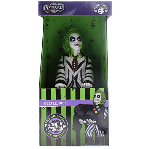 Exquisite Gaming: Warner Bros: Beetlejuice - Original Mobile Phone & Gaming Controller Holder, Device Stand, Cable Guys, Licensed Figure