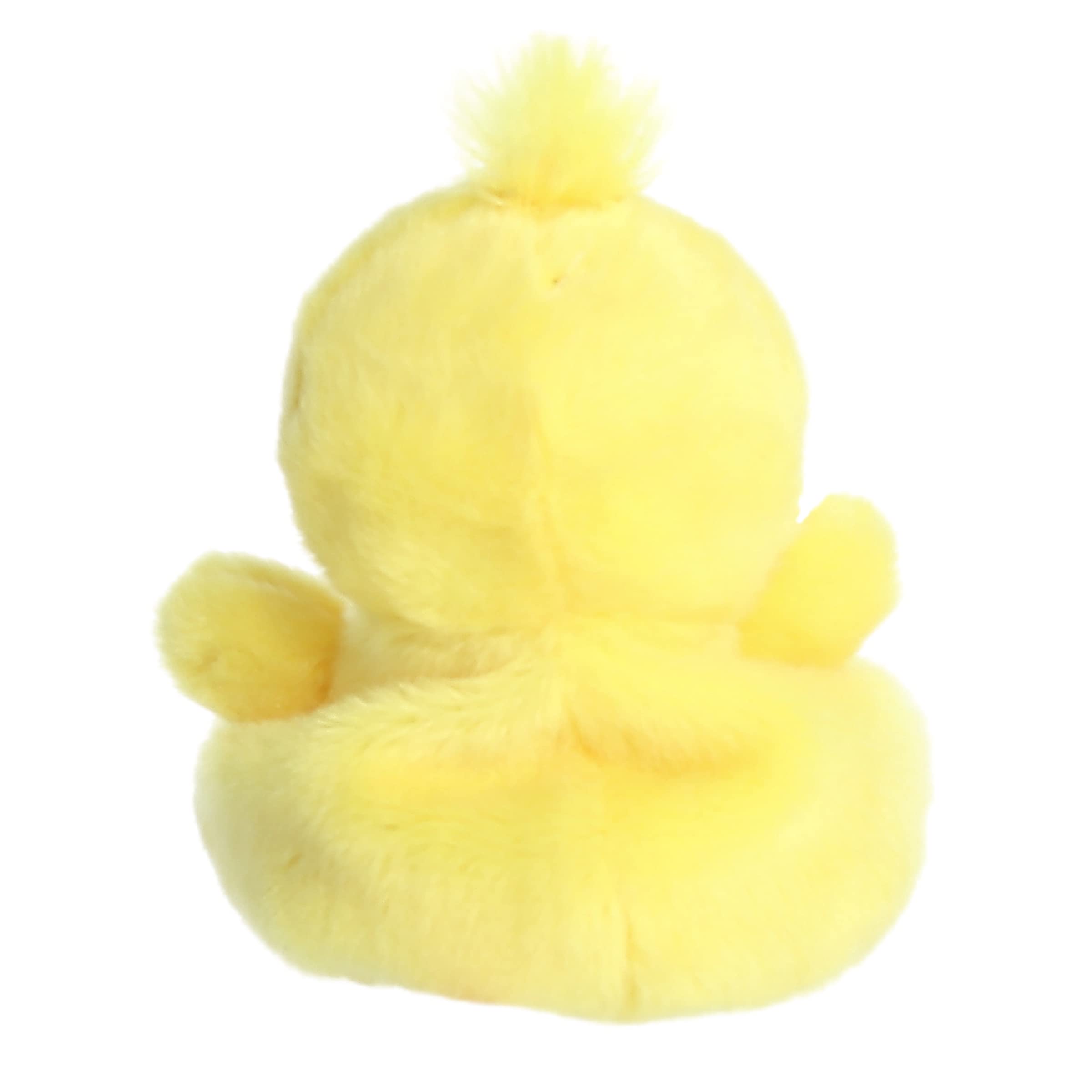 Aurora® Adorable Palm Pals™ Darling Duck Stuffed Animal - Pocket-Sized Play - Collectable Fun - Yellow 5 Inches