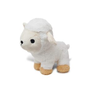 avocatt white sheep plushie toy - 10 inches stuffed animal plush - plushy and squishy sheep with soft fabric and stuffing - cute toy gift for boys and girls