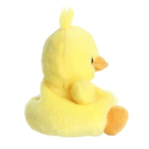 Aurora® Adorable Palm Pals™ Darling Duck Stuffed Animal - Pocket-Sized Play - Collectable Fun - Yellow 5 Inches