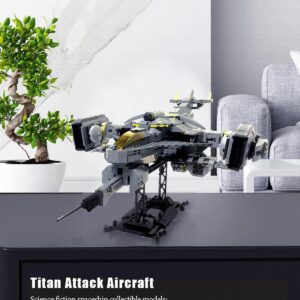 YBLOCK Space Wars Building UCS Set - Titan Attack Aircraft QJ5002 Building Toy. Boys and Girls Ages 6+, The Best Gift for SpaceWar of Star Series Enthusiasts (901 Pieces)