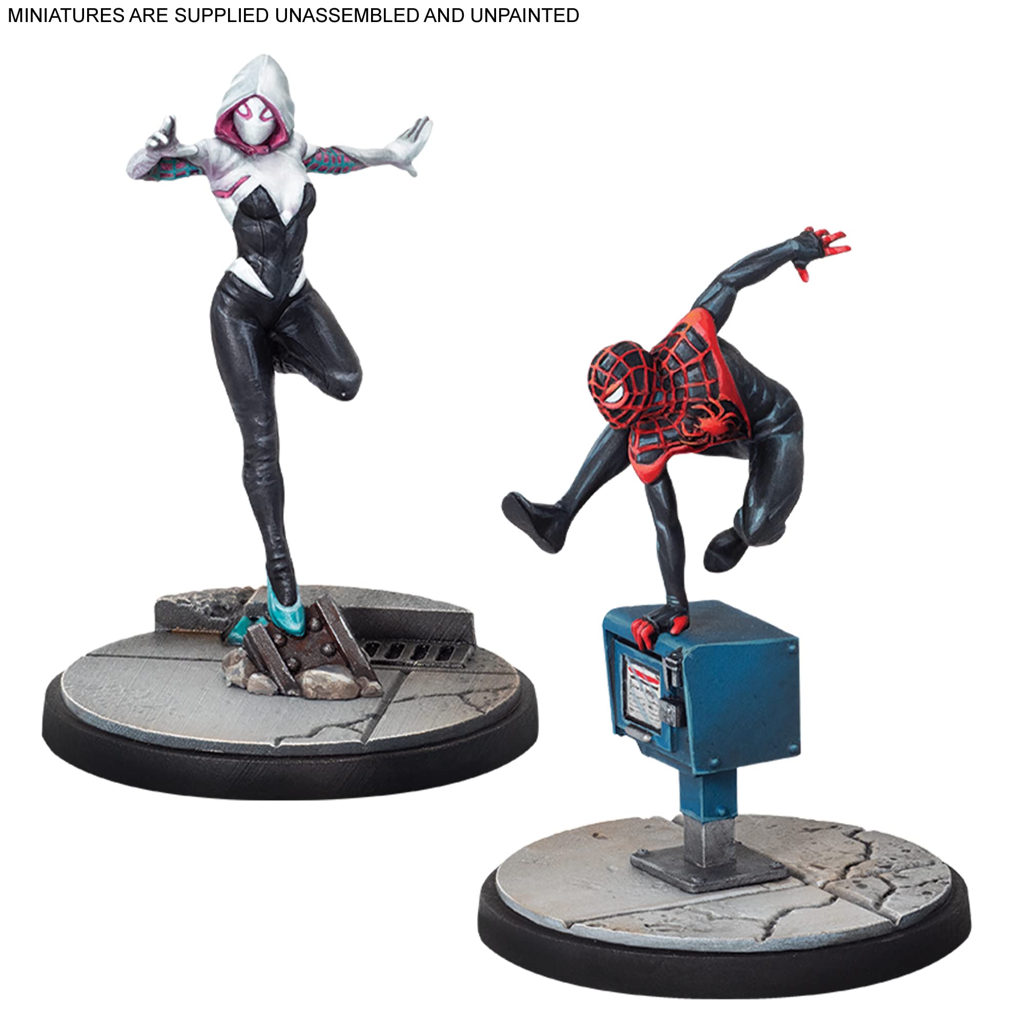 Marvel: Crisis Protocol Web Warriors Affiliation Pack - Assemble Your Arachnid Team! Tabletop Superhero Game, Ages 14+, 2 Players, 90 Minute Playtime, Made by Atomic Mass Games