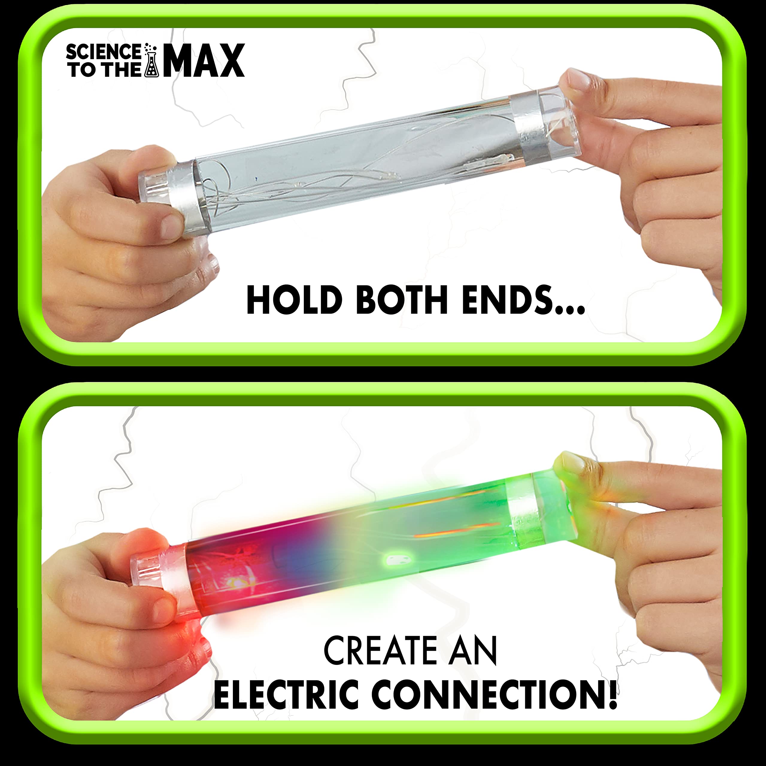 Hands On Lightning Rod - Educational Science Toys for Boys and Girls - Learn Science of Electricity and Circuits - Human Electricity Conductor