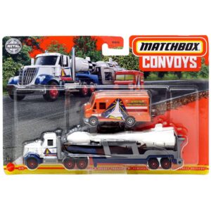 matchbox convoys lonestar cab & rocket trailer with express delivery