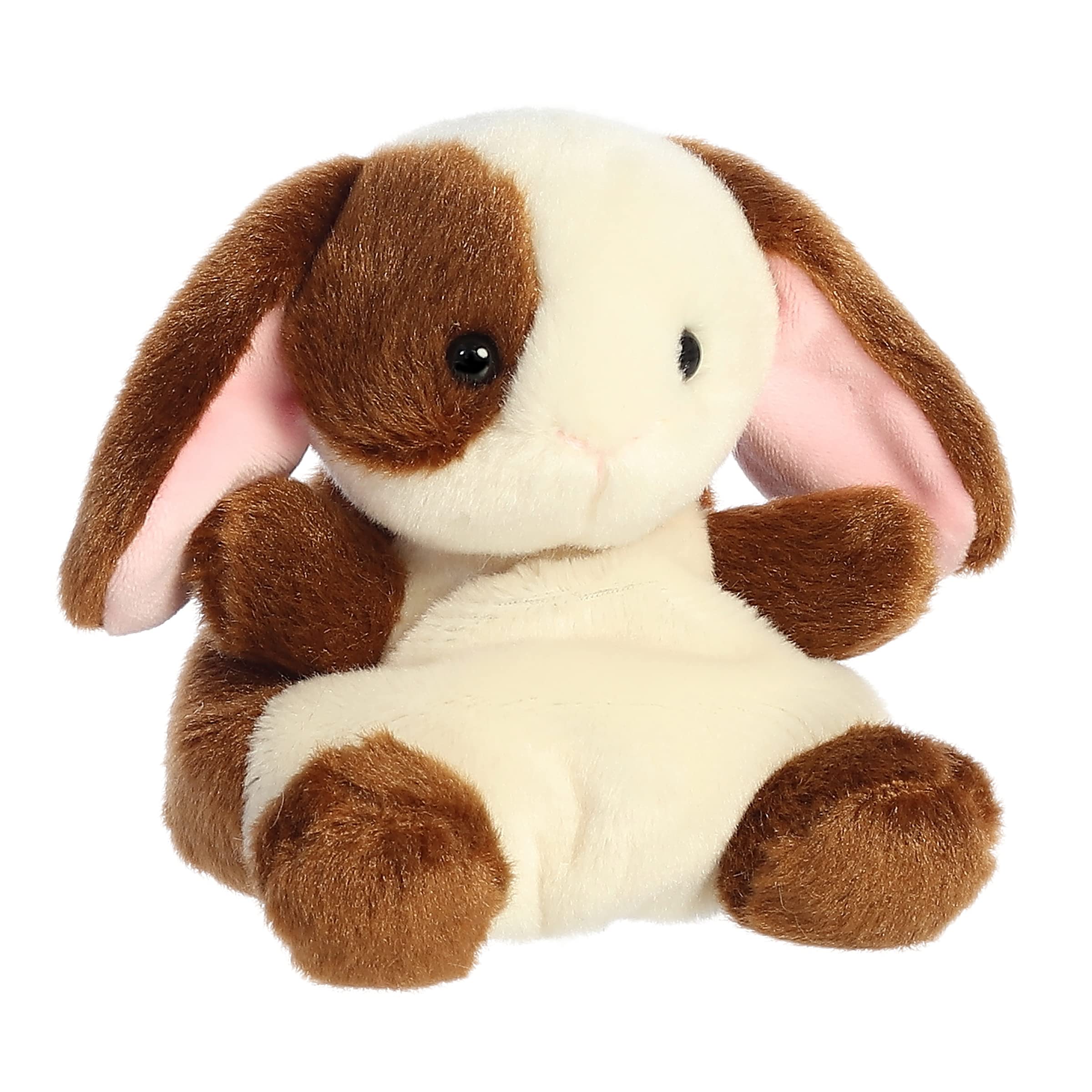 Aurora® Adorable Palm Pals™ Clover Bunny Stuffed Animal - Pocket-Sized Play - Collectable Fun - Brown 5 Inches