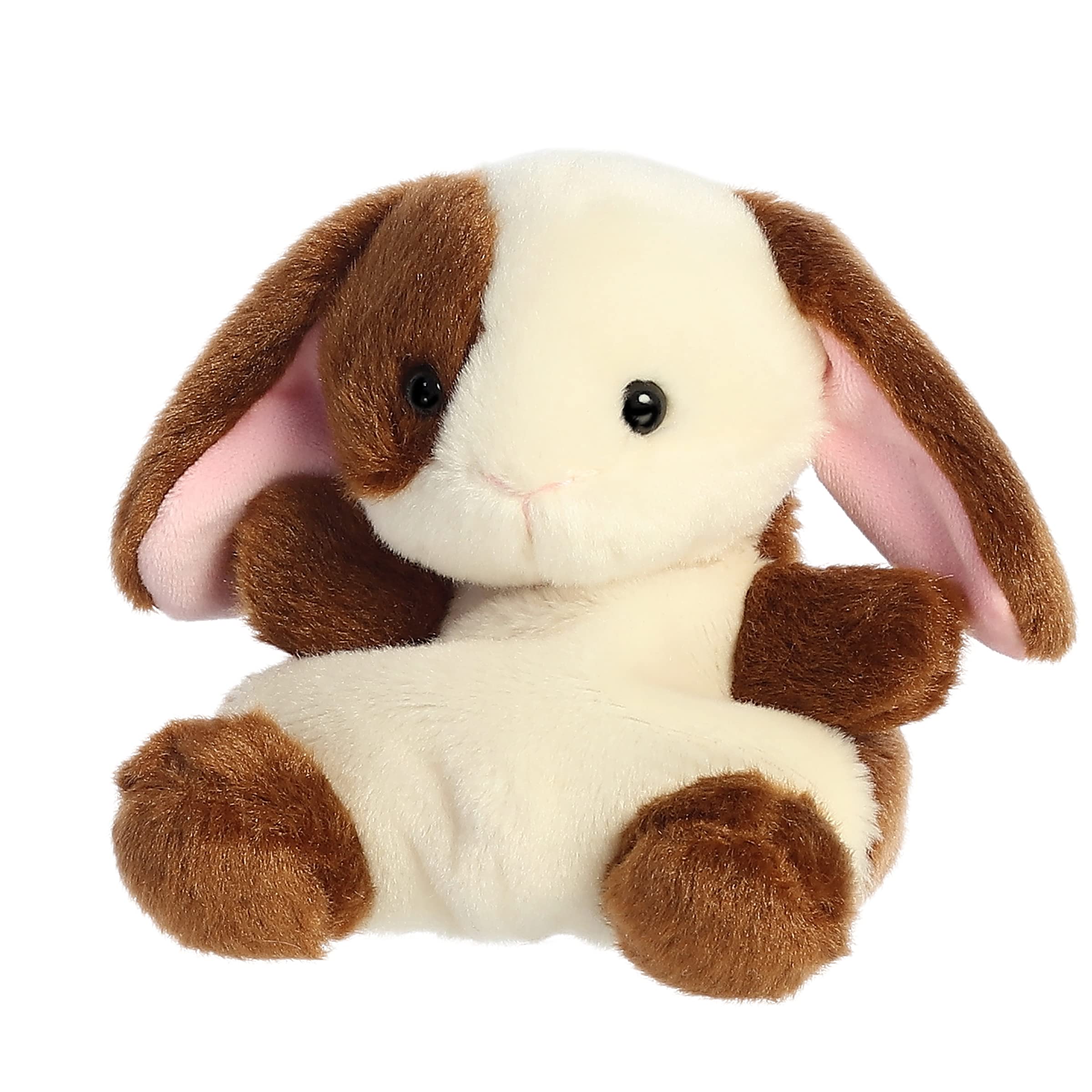 Aurora® Adorable Palm Pals™ Clover Bunny Stuffed Animal - Pocket-Sized Play - Collectable Fun - Brown 5 Inches